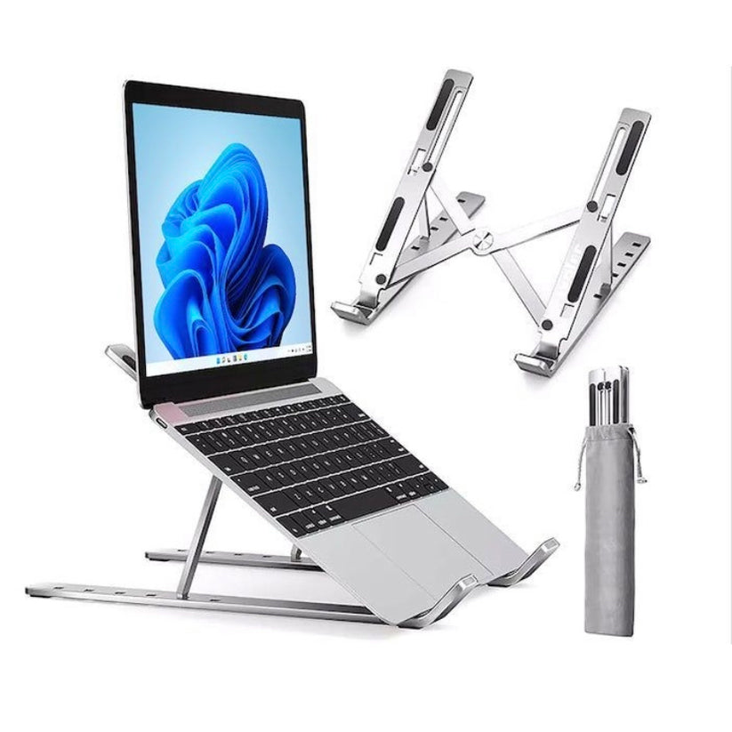 Soporte de aluminio para Laptop base plegable genérico – Plaza Dragon