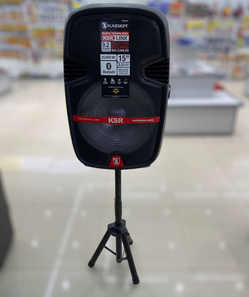 Parlante con tripode 15" potente 25000W – Plaza Dragon