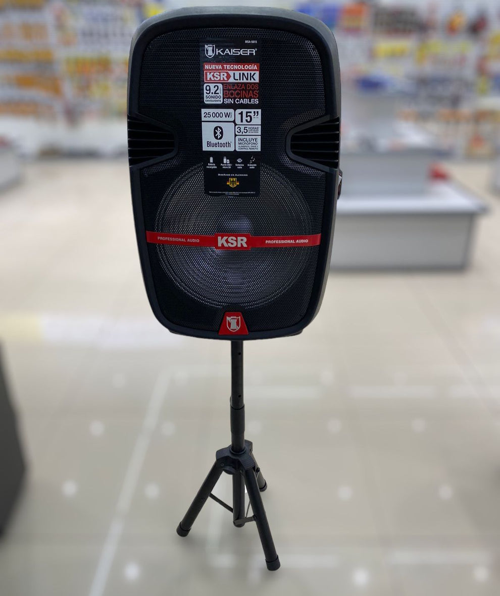 Parlante con tripode 15" potente 25000W – Plaza Dragon